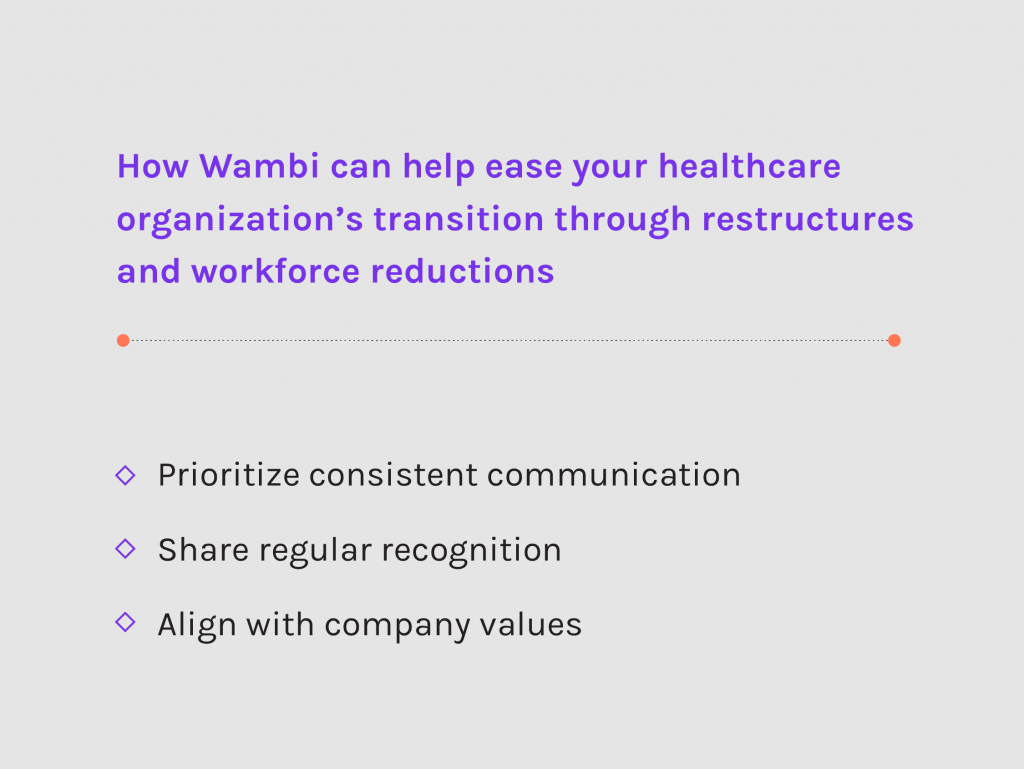 How Wambi Supports Health Systems During Restructures and Workforce ...